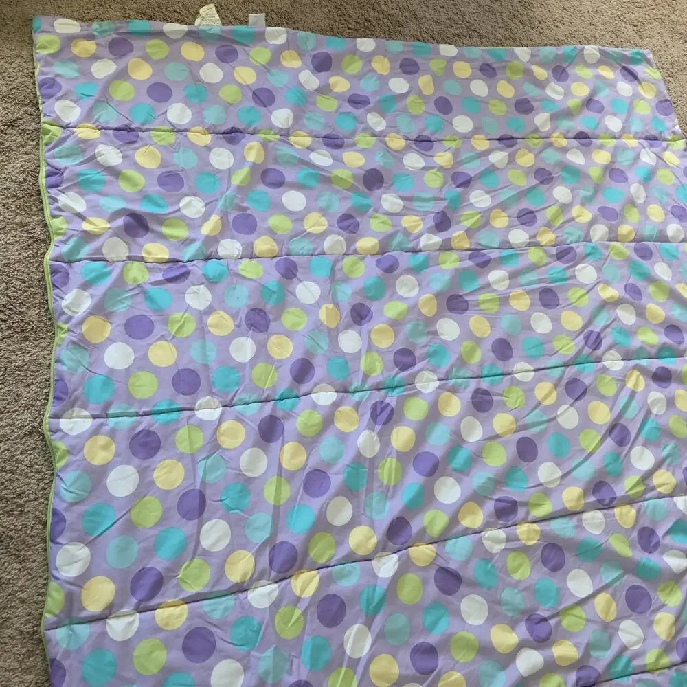 Circo | Bedding | Circo Girls Lime Green Purple Polka Dot Sleeping Bag ...
